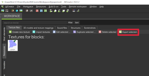 MCreator 2022.2を使ってみた - saitodev.co